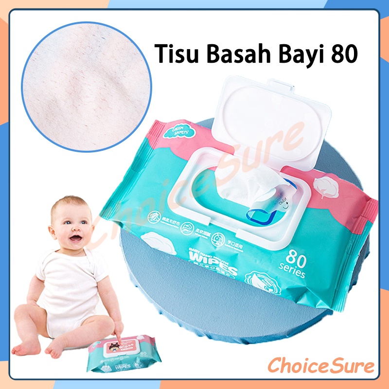 Jual Tisu Basah Bayi 80 / Pure Baby Wipes Non Perfumed / Lembar Tissue ...