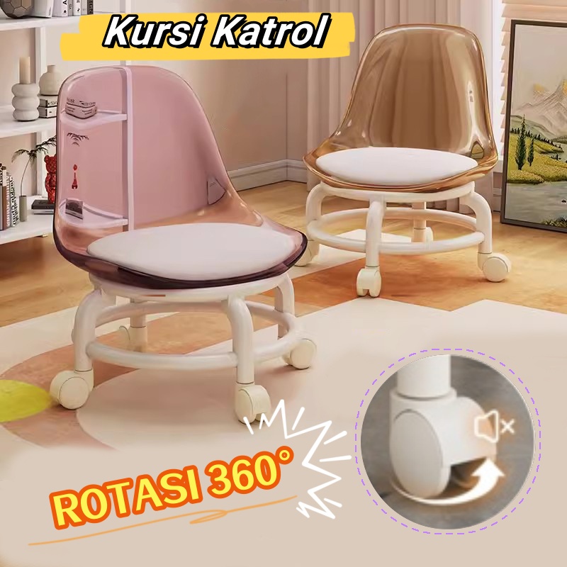 Jual Kursi Bundar Serbaguna Kursi Anak Putar 360° Kursi Roda Housework ...