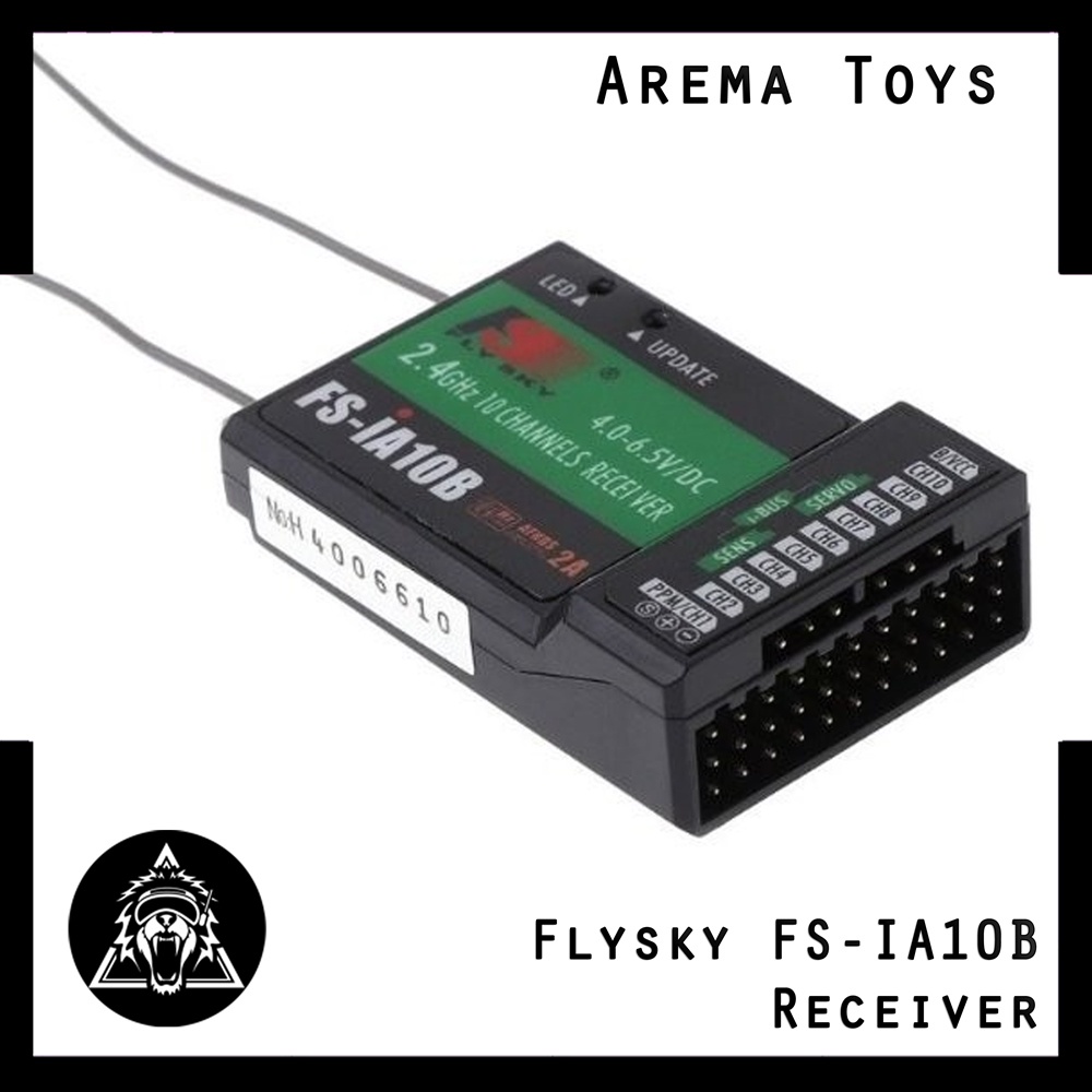 Jual Flysky FS-IA10B Receiver 10Ch FSIA10B FS IA10B Transmitter FS-I6S ...