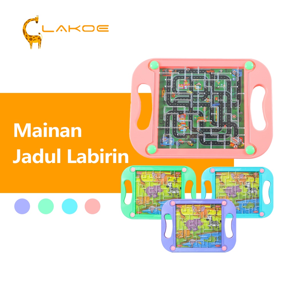 Jual LAKOEOFFICIALMALL Mainan Jadul Labirin 2 Bola / Papan Labirin ...