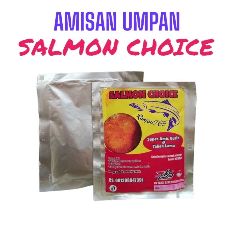 Jual Amisan SALMON CHOICE untuk Umpan - Ranjau 765 | Shopee Indonesia