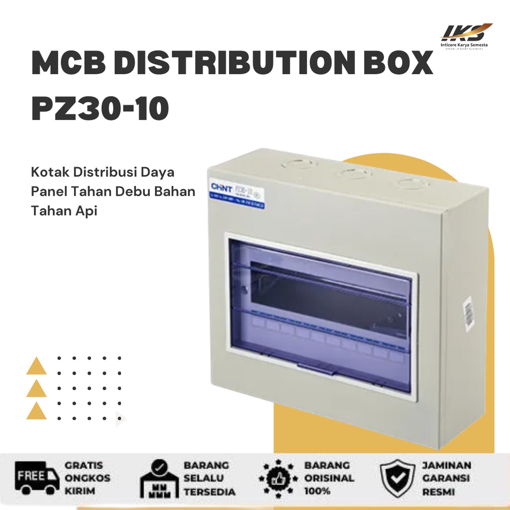 Jual MCB Grup Distribution Box PZ30-10 Circuit Box Wiring Box | Shopee Indonesia