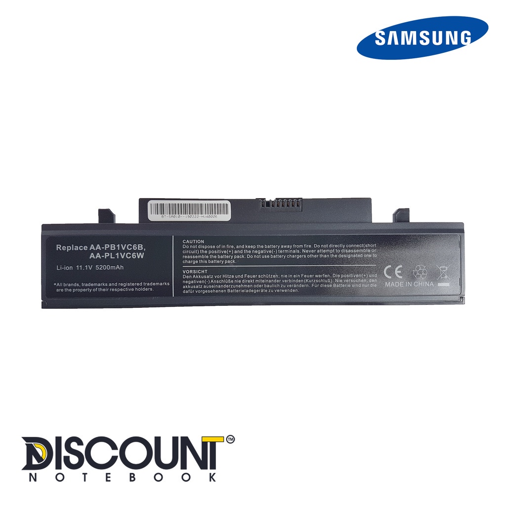Jual BATERAI BATRE BATTERY LAPTOP SAMSUNG N210, N220, N220, NB30, X420 (6 CELL) BLACK | Shopee ...