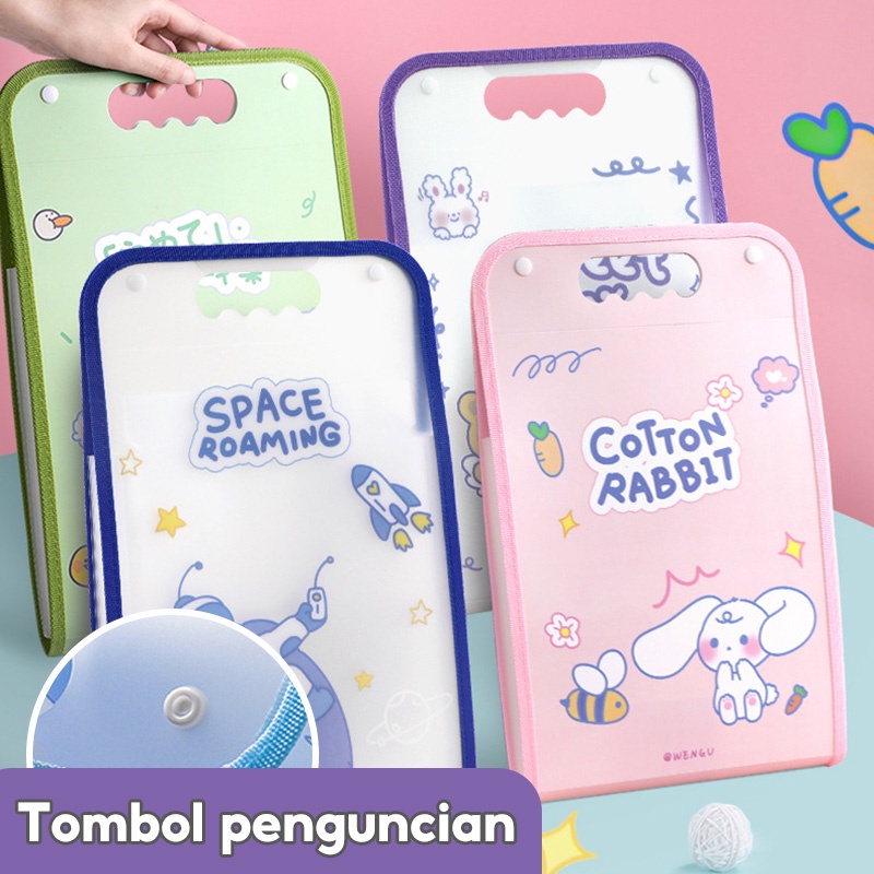 Jual YooWoo File Organizer / penyimpanan berkas / folder portable ...
