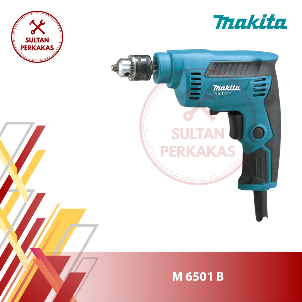 Jual Makita M6501B Mesin Bor Tangan 6,5mm 2 Arah M 6501 B Electric Drill Besi Kayu | Shopee ...