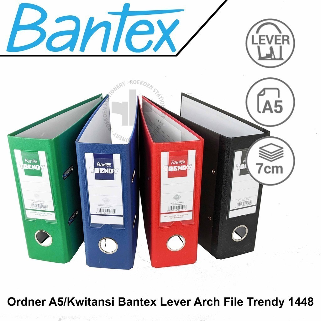 Jual Bantex Trendy Ordner A5 1448 (7cm) Kwitansi/Kuitansi | Shopee ...