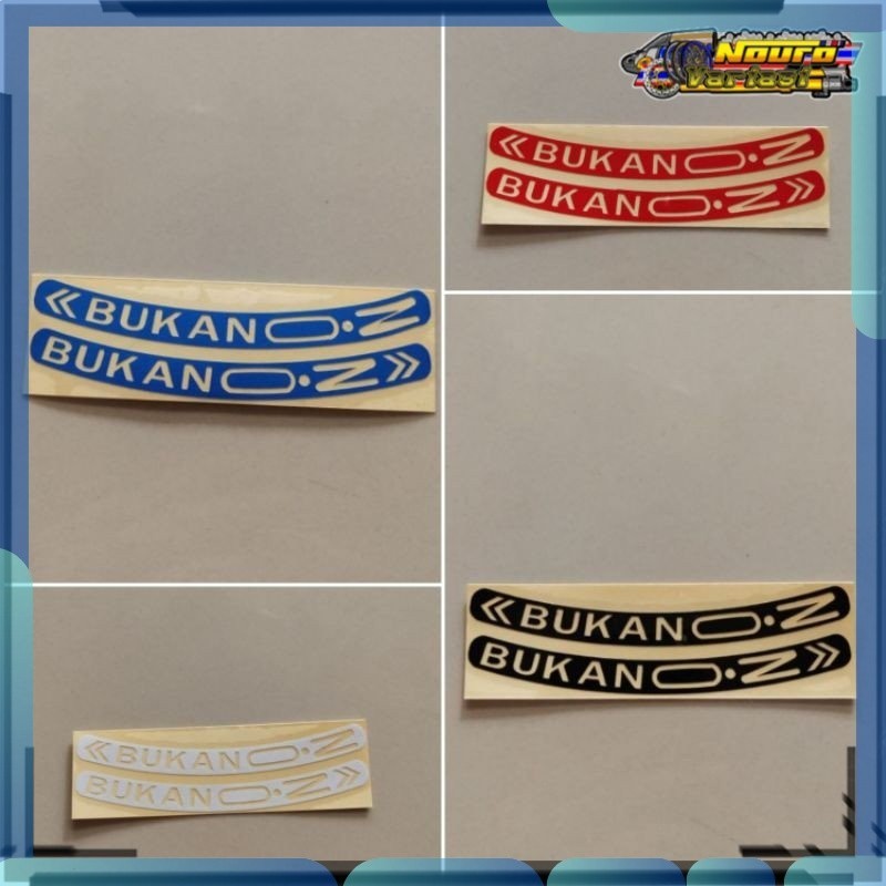 Jual Sticker stiker velg sticker BUKAN OZ racing cutting bagus | Shopee ...