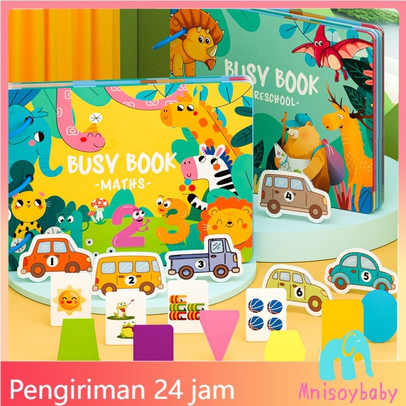 Jual [Penjual Lokal] 20pages Quiet Busy Book Buku Kids Montessorri ...