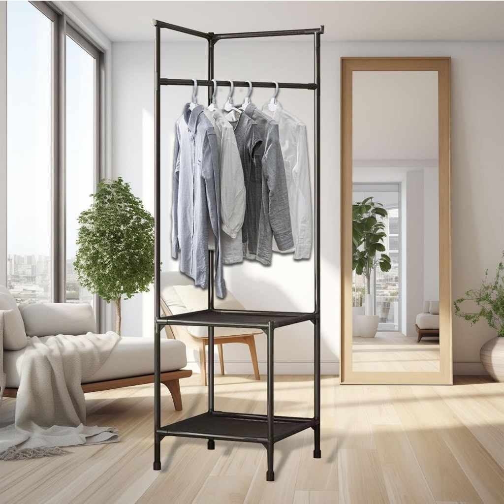 Jual EMMA CLOTH RACK Rak Gantungan Baju Sudut | Rak Hanger Sudut ...