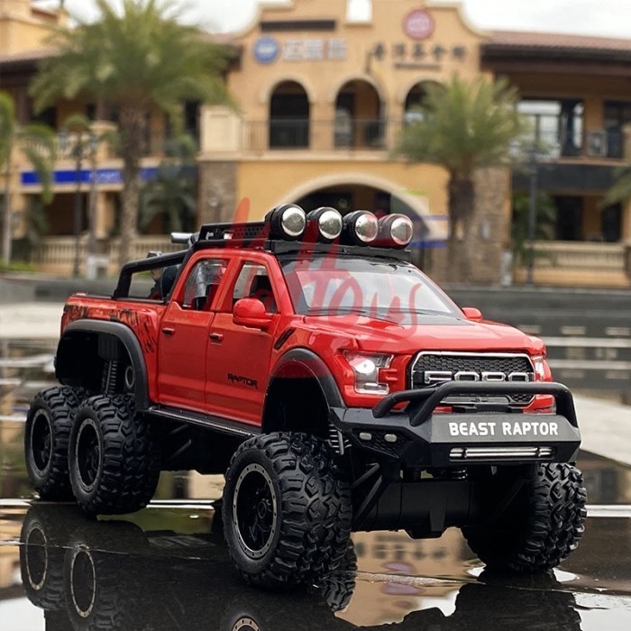 Jual Diecast Chezhi Ford Raptor F150 mobil offroad 6x6 skala 124 ...