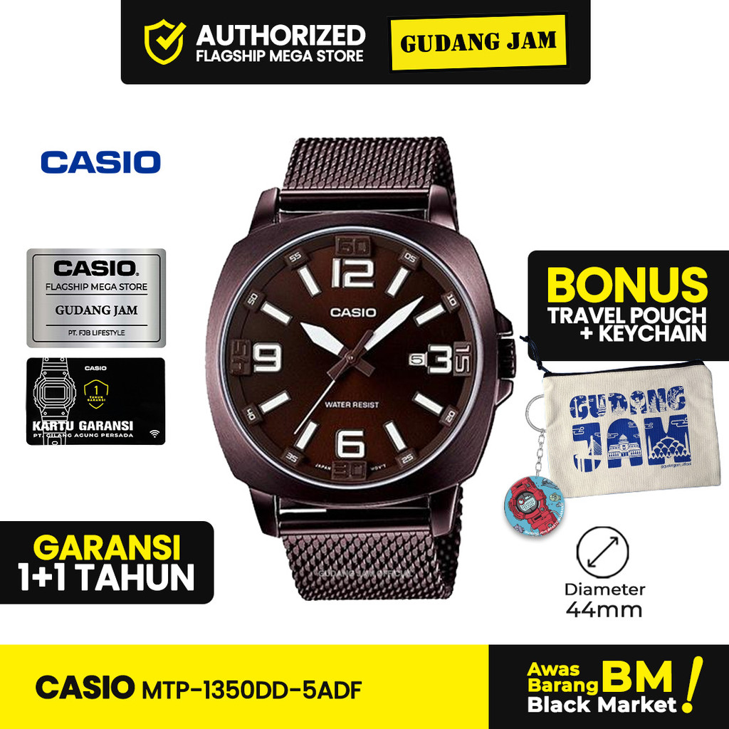 Jual Casio General MTP-1350DD-5ADF MTP-1350DD MTP-1350 MTP1350DD ...