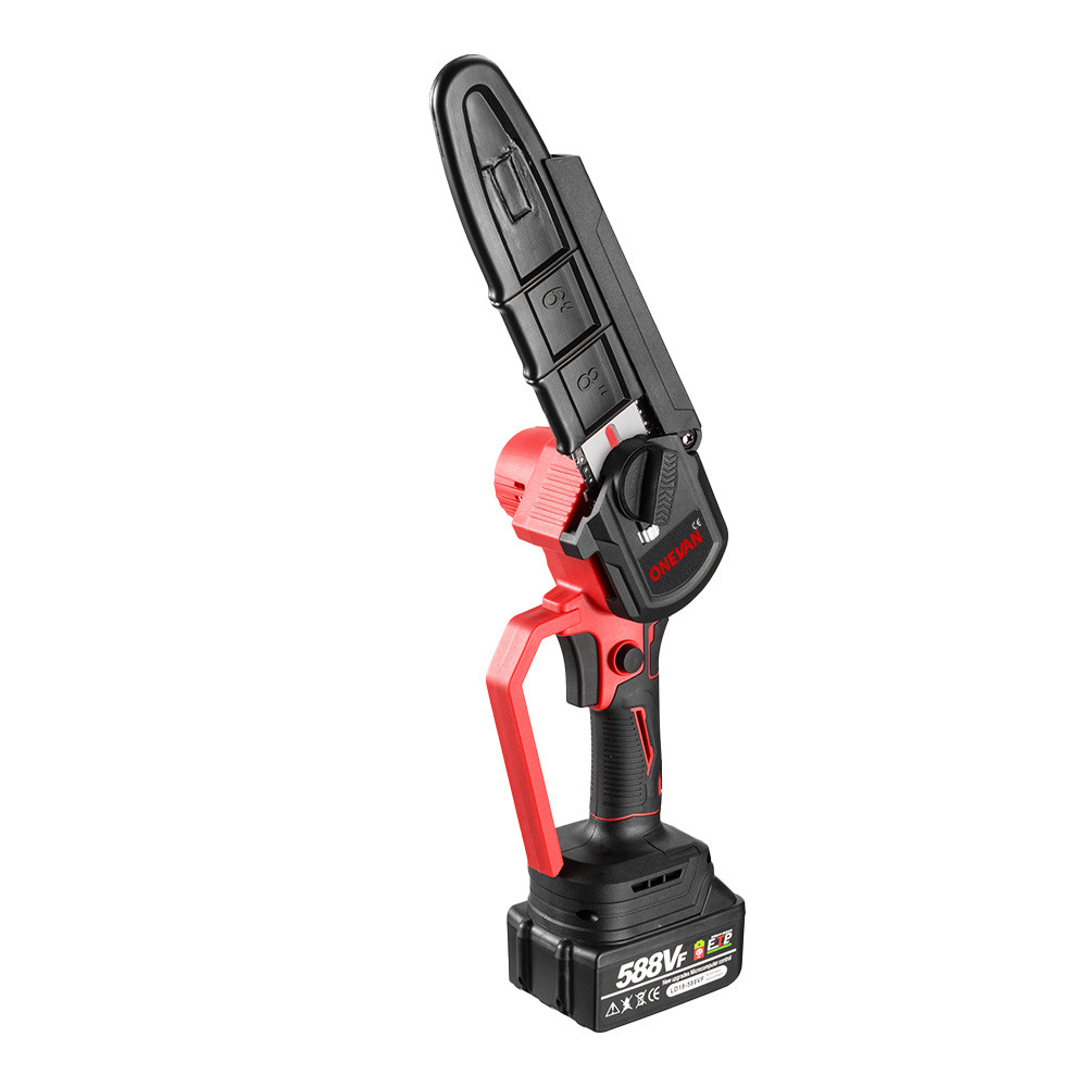 Jual ONEVAN 8Inch Brushless Electric Chainsaw 4500W Cordless Electric ...
