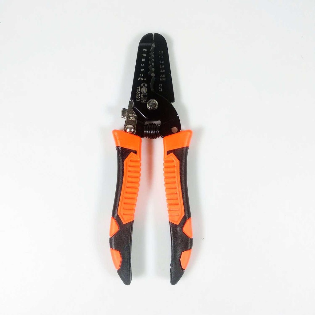 Jual OBUN Tang Pemotong Kawat Listrik Multifungsi Wire Cutter 7 Inch ...