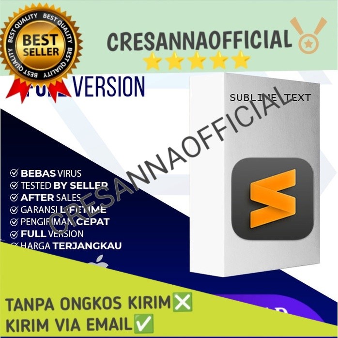 Jual Terbaru Software Code Editor: Sublime Text 4 [WIN & MAC] Full verison | Shopee Indonesia
