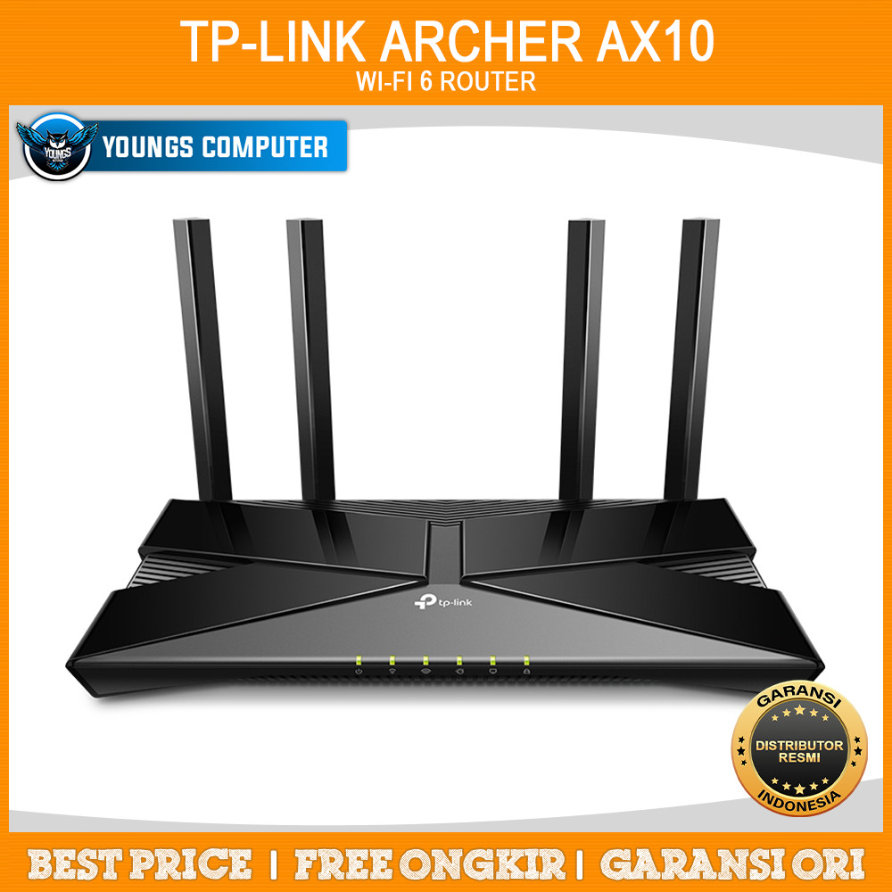 Jual ROUTER TP-LINK Archer AX10 AX1500 Dual Band Wifi 6 Router 2.4G ...