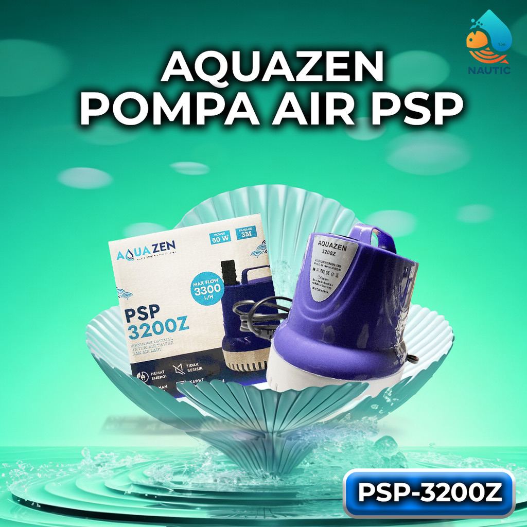 Jual AQUAZEN Pompa Celup Kolam Ikan Koi AQUAZEN AZ - PSP - 3200Z 50 W ...