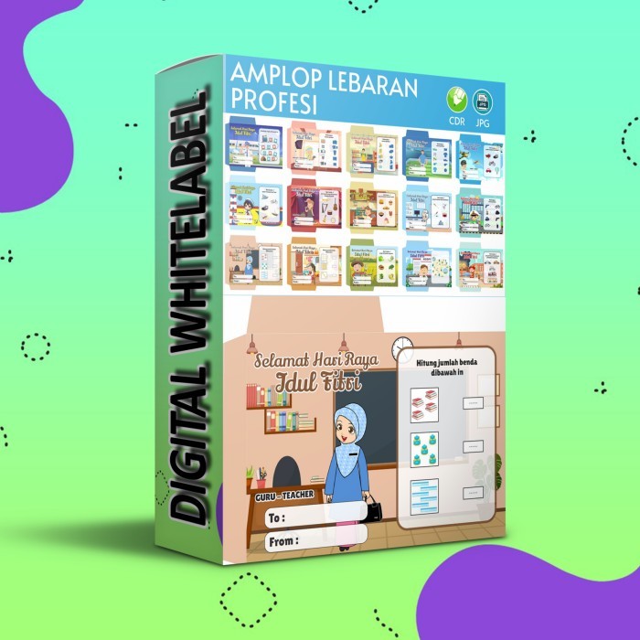Jual 15 Desain Amplop Lebaran Profesi - CDR v15 dan v20 | Shopee Indonesia