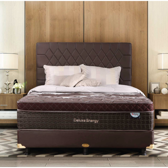 Jual 1 SET (KASUR + DIVAN) Springbed Central DELUXE ENERGY 90 100 120 ...