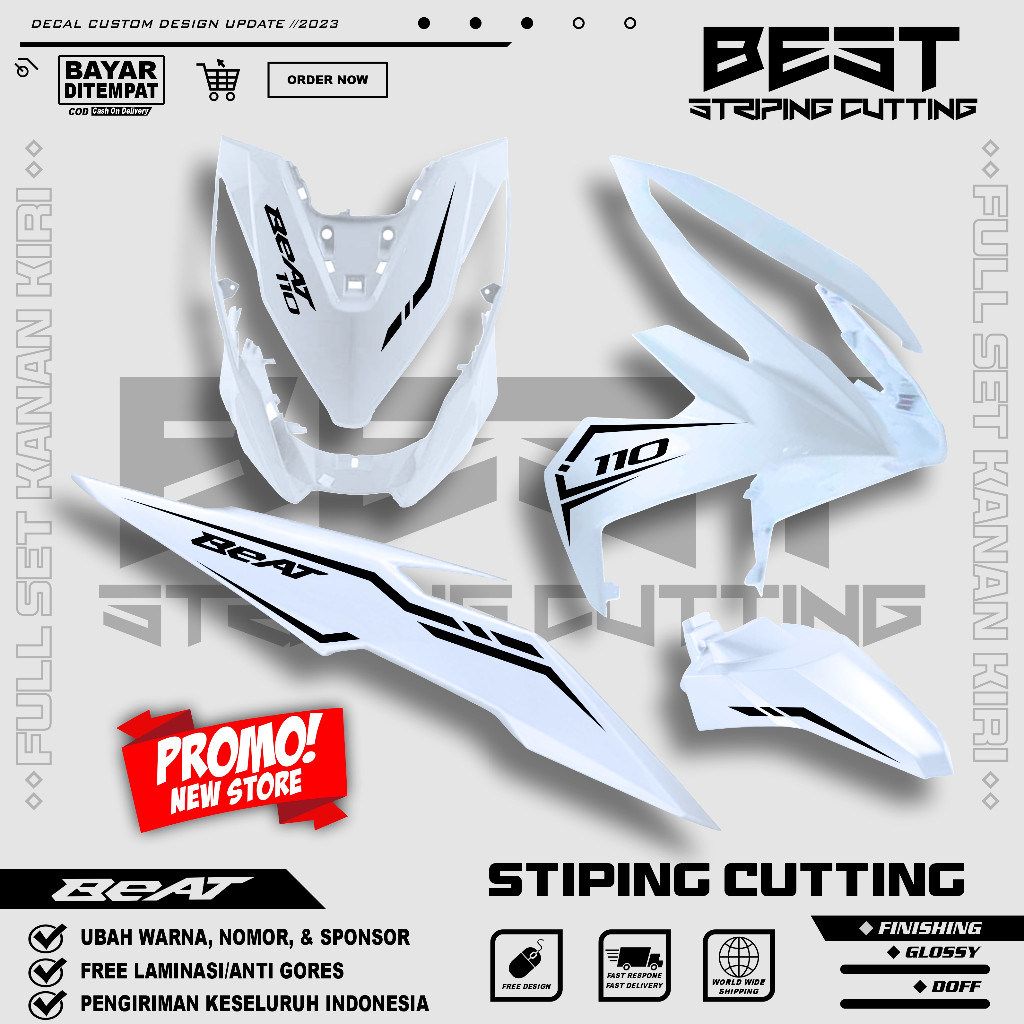 Jual STRIPING CUTTING BEAT NEW ESP 2017 2018 2019 STIKER CUTTING BEAT ...
