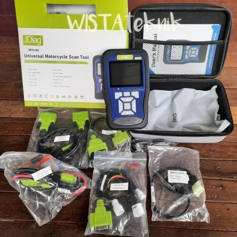 Jual JDiag M100 Scanner injeksi motor Obd1 dan obd2 bisa setting CO dan ...