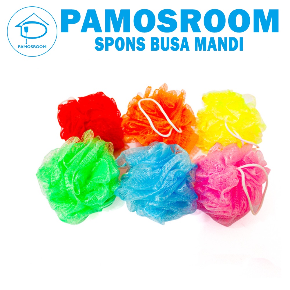 Jual Pamosroom Spons Jaring Mandi Dewasa Sponds Busa Mandi Sabut Gosok ...