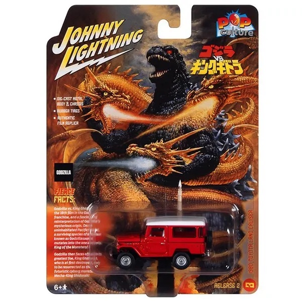 Jual Johnny Lightning Godzilla 1980 Toyota Land Cruiser - Red/ White ...