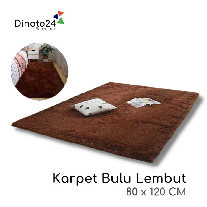 Jual Karpet Bulu Empuk Matras Lantai Lembut Ukuran 80 x 120 cm ...