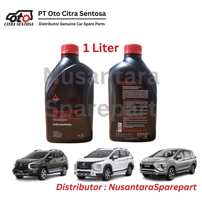 Jual MITSUBISHI MOTORS GENUINE OIL OIL 0W-20 SN FULLY SYNT(1L)GASOLINE | Shopee Indonesia