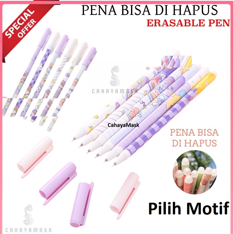 Jual Pulpen Hapus Bisa Dihapus/Pulpen Viral/Ballpoint Hapus/Magic Pen ...