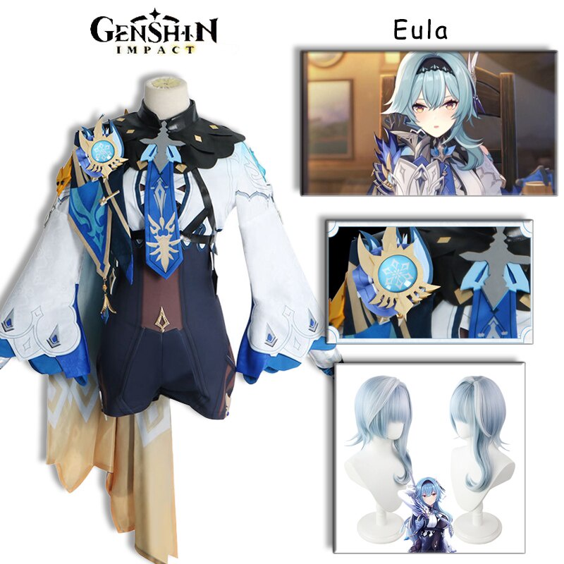 Jual Preorder Genshin Impact Eula Cosplay Game Animation Corner Anime 1909