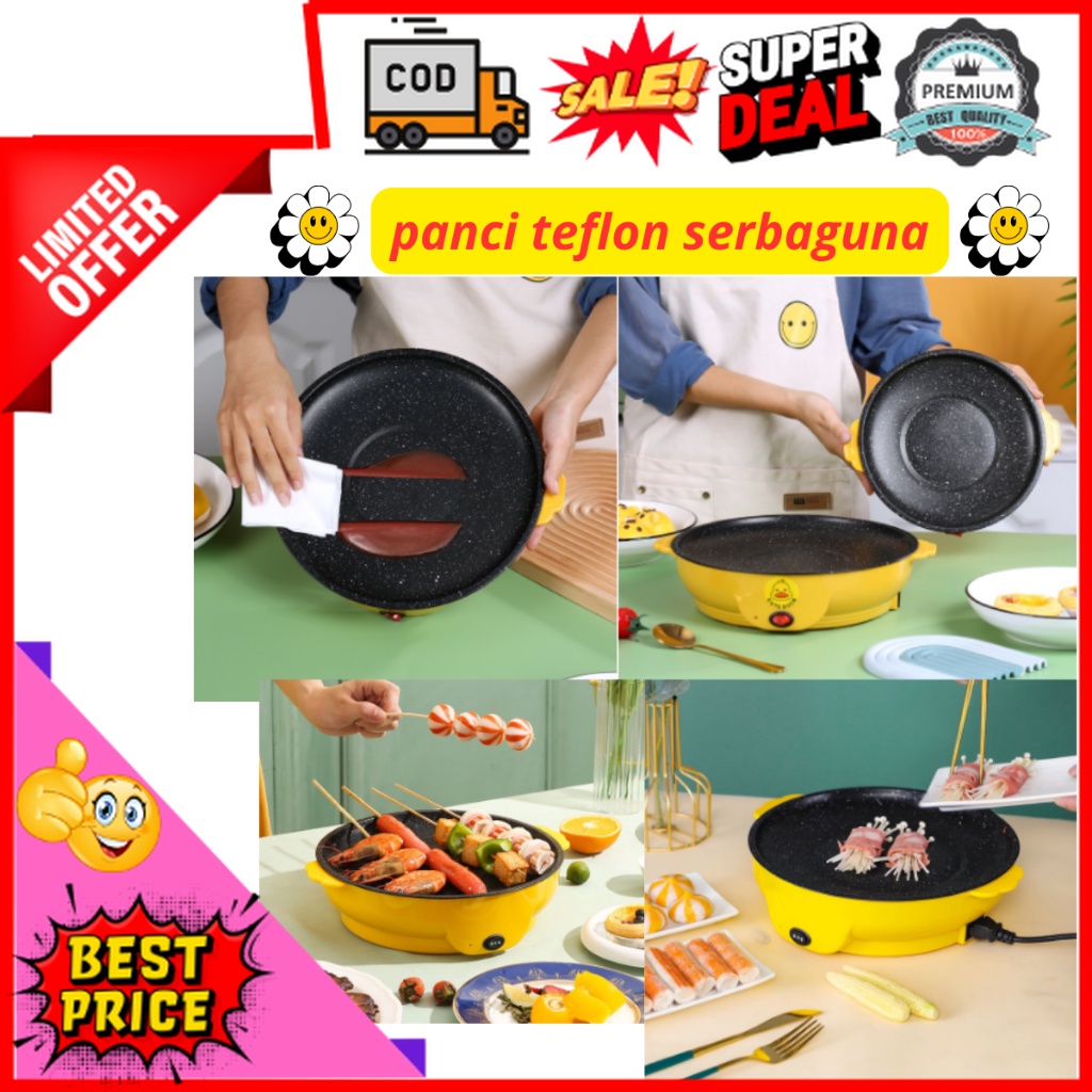 Jual Perangkat Dapur Wajan Listrik Anti Lengket / Panci Teflon Listrik ...