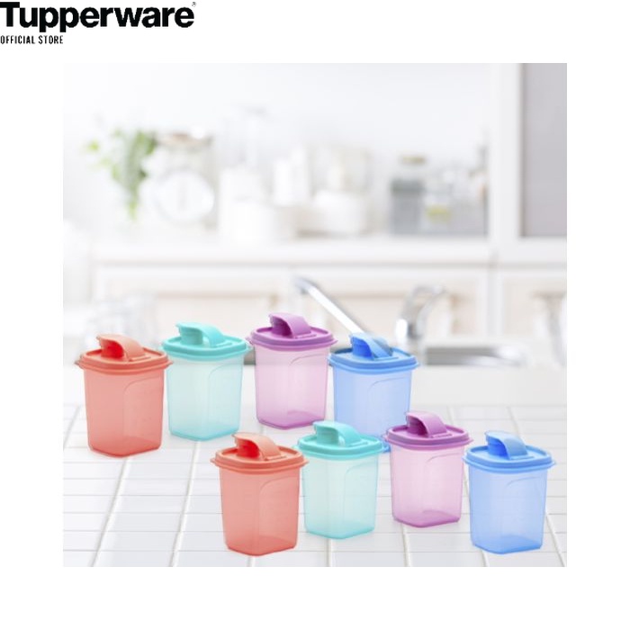 Jual TUPPERWARE BOTOL MINUM PLASTIK 350ML MINI SLIM LINE 8 PCS | Shopee ...