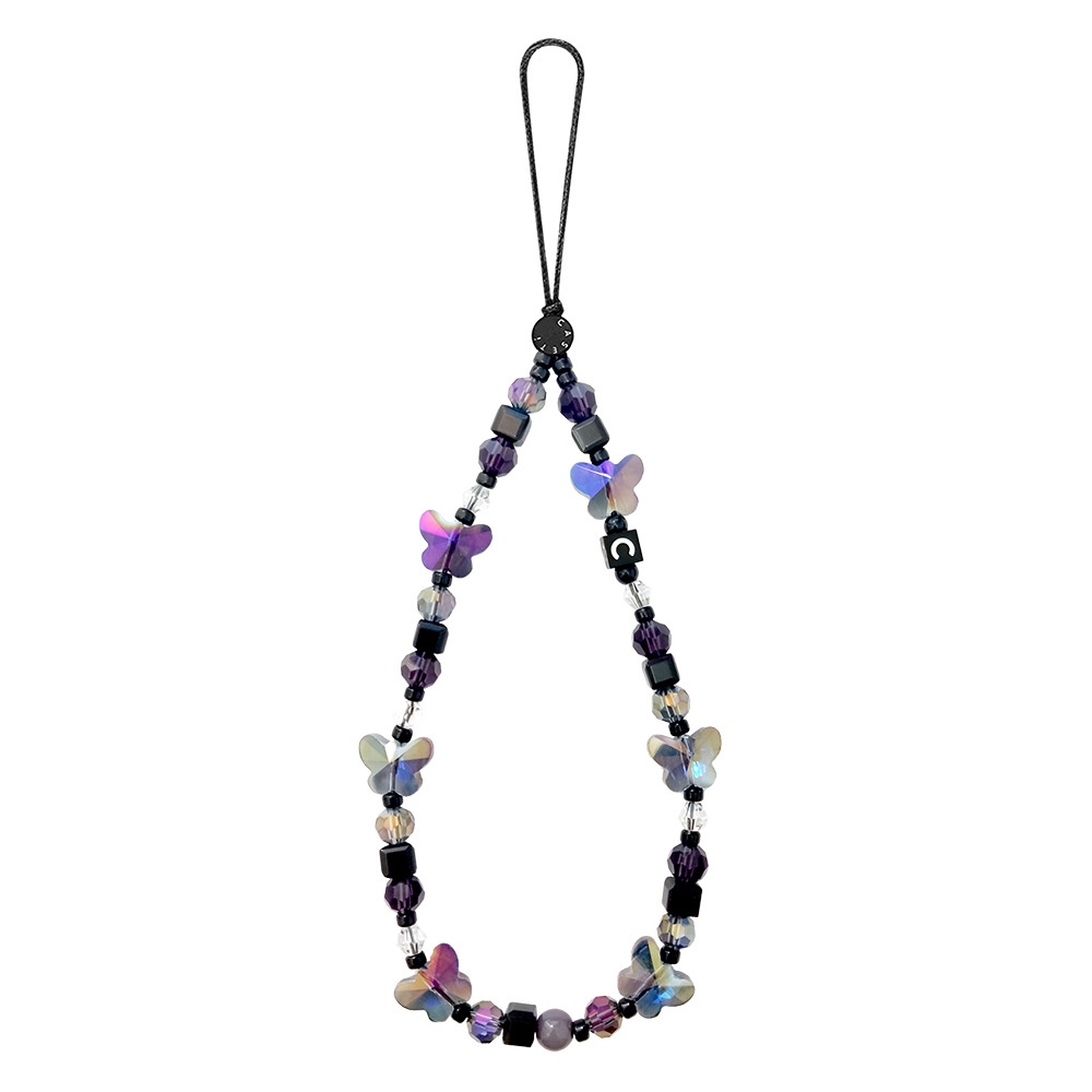Jual High version CASETIFY Phone Charm chain handmade pearl beaded ...