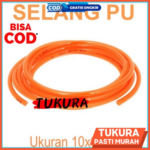 Jual Selang Tipe PU ukuran 10x6.5 mm - Jual Meteran - Selang PU 10mm ...