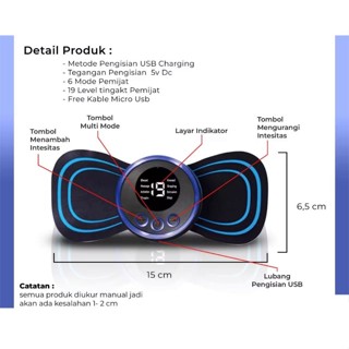 Jual Alat Pijat Leher Electric Getar Elektrik Mini Alat Pijet Pijit ...