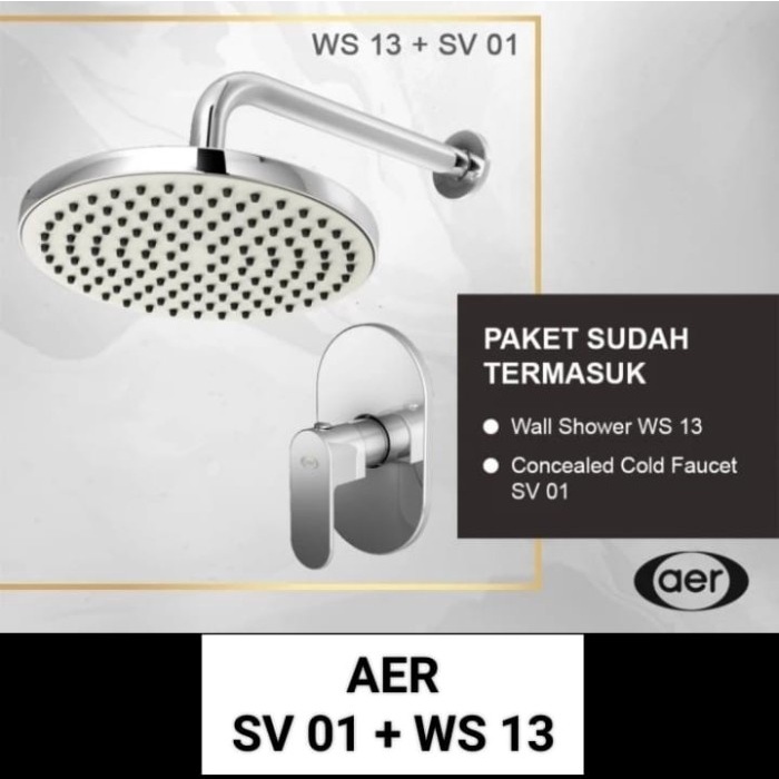 Jual AER PAKET HEMAT KRAN TANAM SHOWER DINGIN SV01 + WS-13 | Shopee Indonesia
