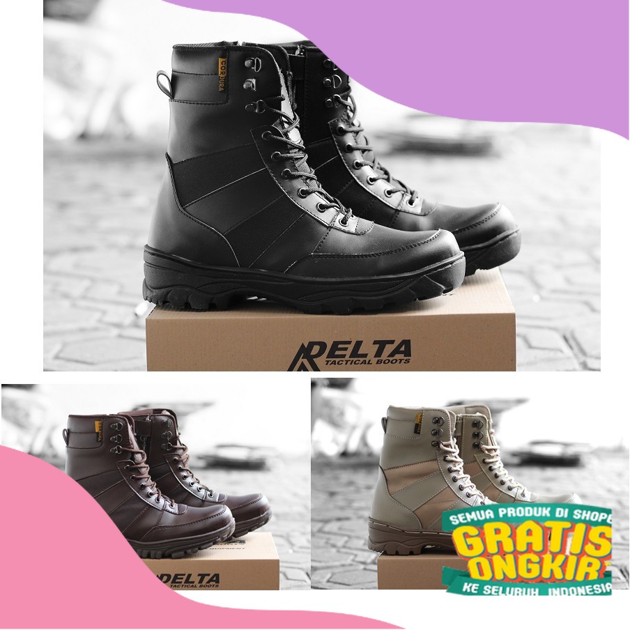 Jual Sepatu Septi Saveti Safety Boot King Shoes SKN Ujung Besi Kulit ...
