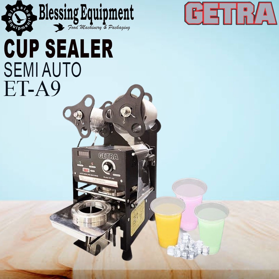 Jual CUP SEALER GETRA ET-A9 MESIN PRESS GELAS PLASTIK SEMI OTOMATIS ET ...