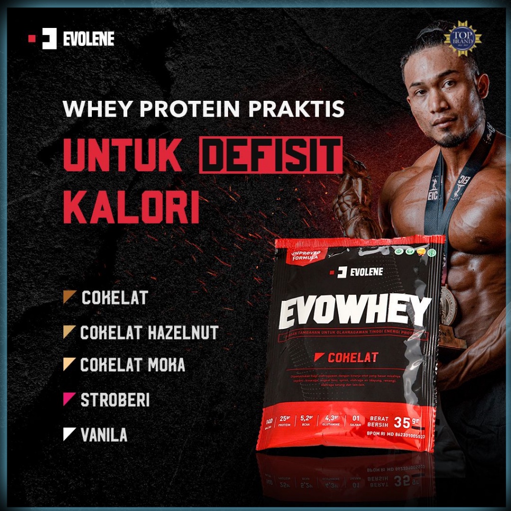 Jual ISOLENE/PREVO/EVOWHEY/EVOGREEN EVOLENE ECER PER SACHET ISOLENE ...