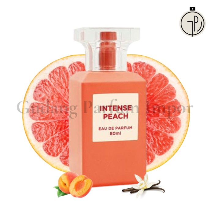 Jual Fragrance World Intense Peach for Unisex EDP 80 ml | Shopee Indonesia