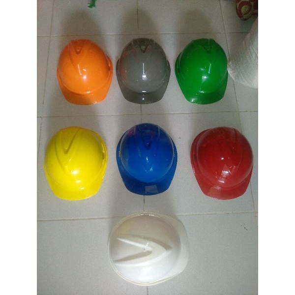 Jual Helm proyek helm safety tukang kuli helm ms SNI | Shopee Indonesia
