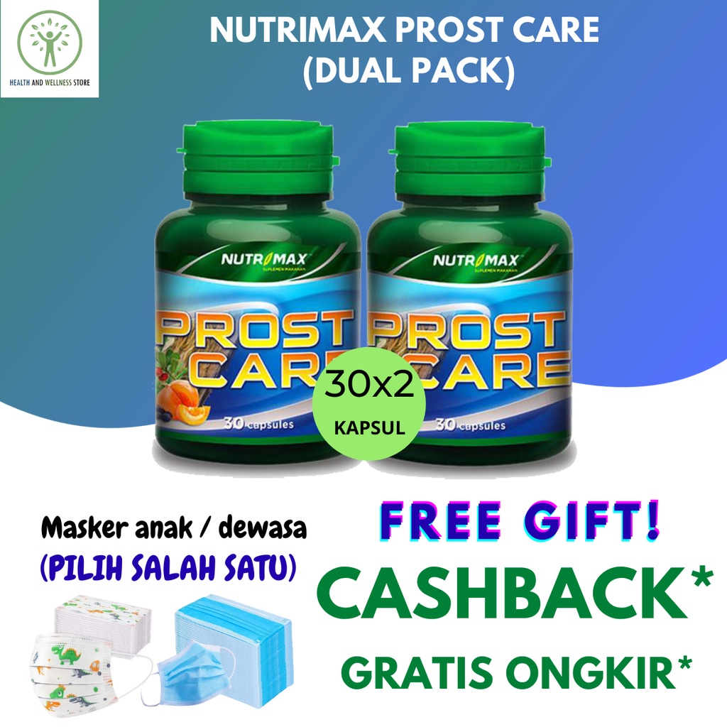 Jual NUTRIMAX PROST CARE PROSTCARE 30 KAPSUL DUAL PACK | Shopee Indonesia