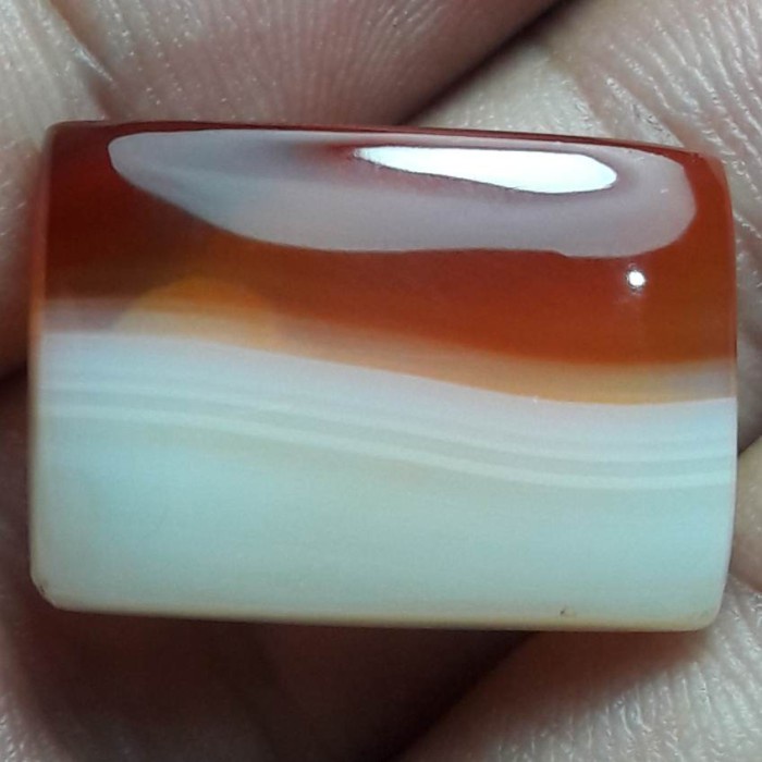 Jual Natural Batu Akik Motif Gambar Bendera Merah Putih Indonesia Antik ...