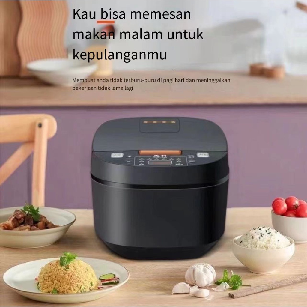 Jual Rice Cooker Hitam 2L Smart Multifungsi Rice Cooker Penanak Nasi ...
