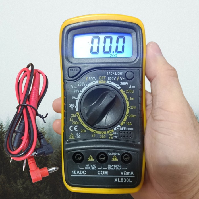 Jual DIGITAL MULTITESTER MULTIMETER LEFAVOR XL830L | Shopee Indonesia