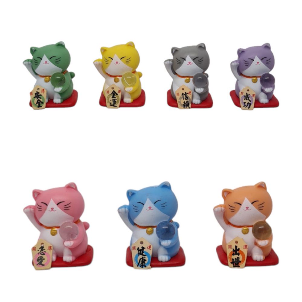 Jual Figure Figure Kucing Neko Set 7 Pcs | Shopee Indonesia