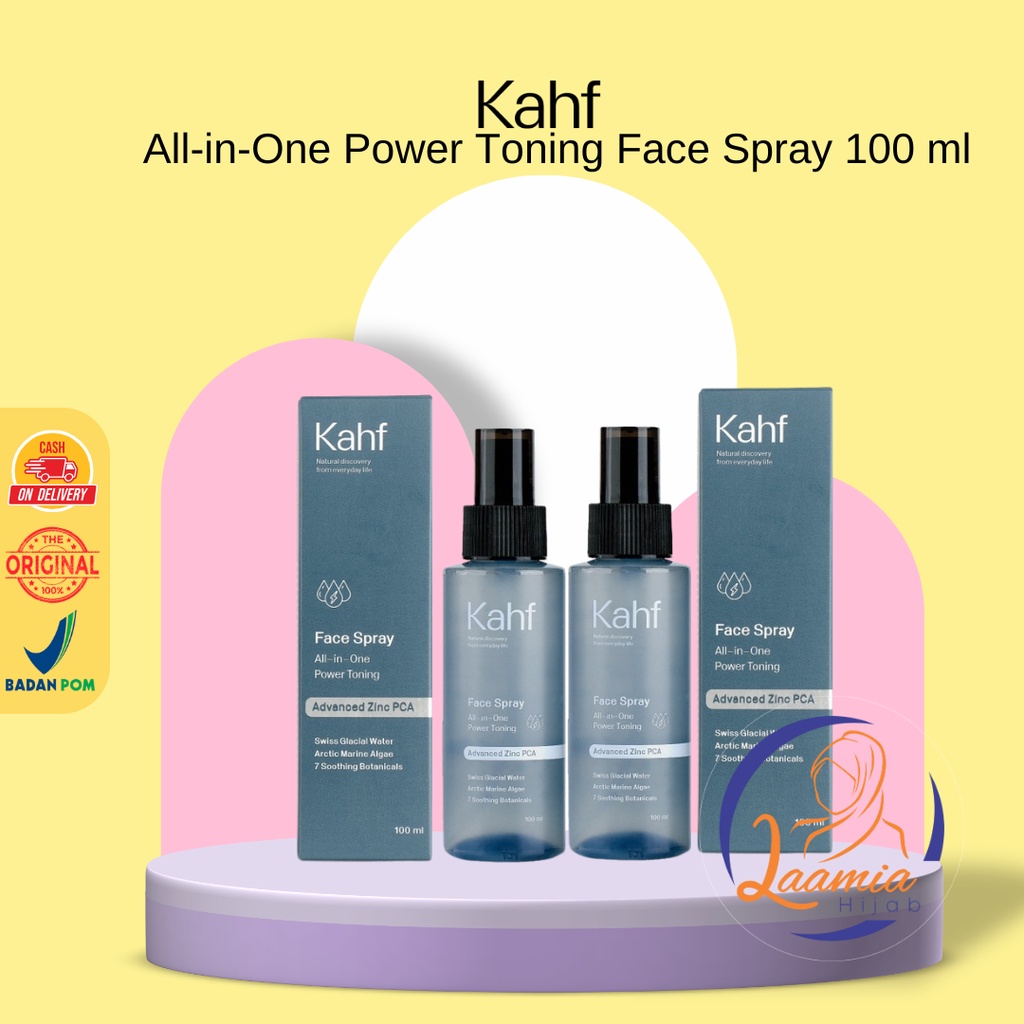 Jual Kahf All-In-One Power Toning Face Spray 100 Ml - Toner Wajah Pria ...