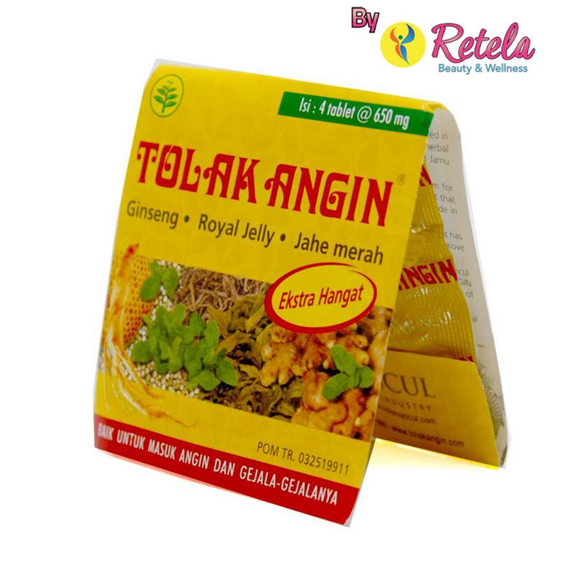 Jual TOLAK ANGIN TABLET 1 STRIP 4 TABLET | Shopee Indonesia