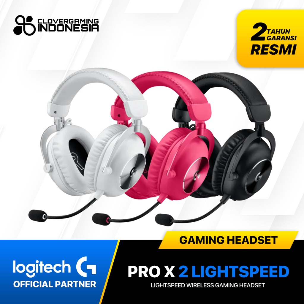 Jual Logitech Pro X 2 Lightspeed Wireless Gaming Headset Triple ...
