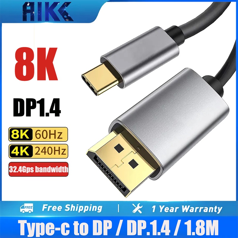 Jual Kabel USB Type C to Display Port | Type-c to DP 4K HP/Projector ...